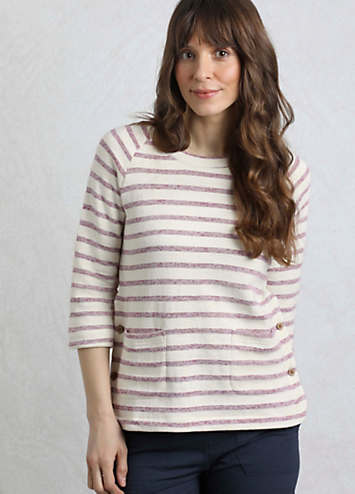 Weird Fish Ives Loopback Stripe Tunic | Kaleidoscope