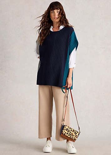 White Stuff Ava Knitted Poncho | Kaleidoscope