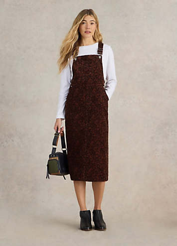 White Stuff Emmie Organic Cord Midi Pinny | Kaleidoscope
