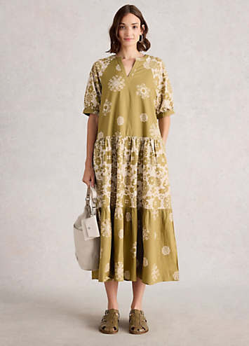 White Stuff Eva Mixed Print Dress | Kaleidoscope