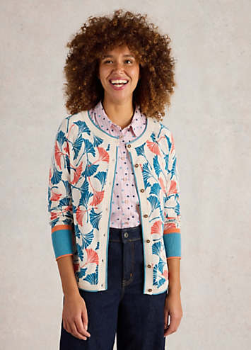White Stuff Lulu Printed Cardigan | Kaleidoscope