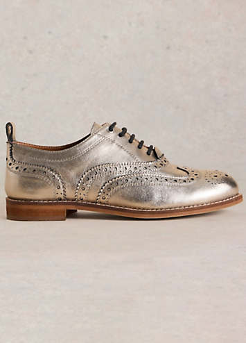 White Stuff Thistle Leather Lace Up Brogues | Kaleidoscope