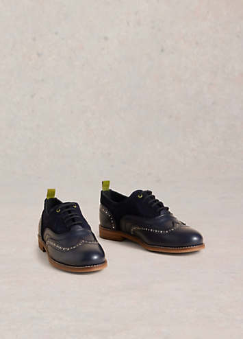 White Stuff Thistle Studded Lace Up Brogues | Kaleidoscope