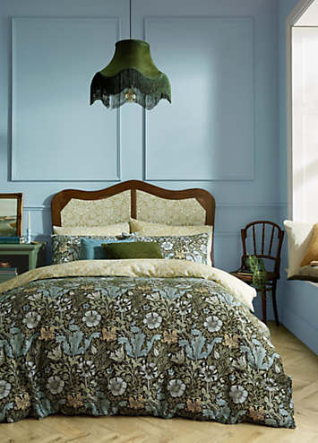William Morris At Home Compton 100% Cotton Sateen 220 Thread Count ...