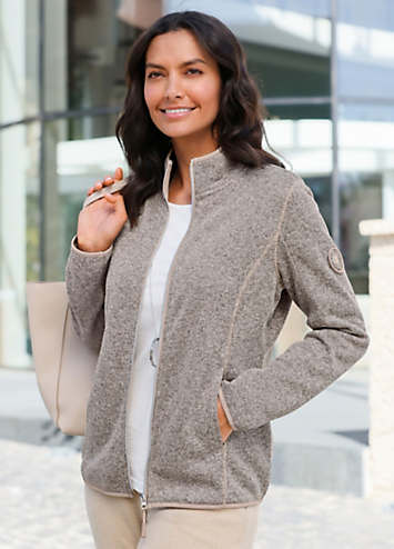 Witt Full Zip Knitted Fleece Jacket | Kaleidoscope