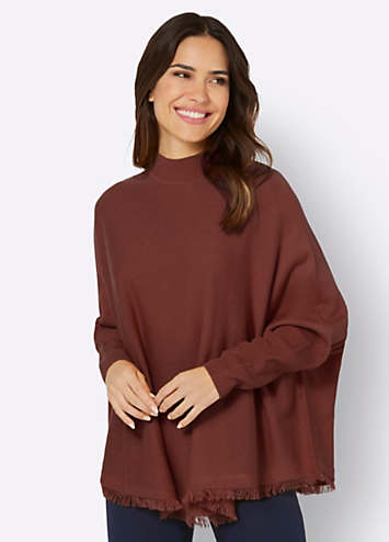 Witt Oversized Fringe Detail Jumper | Kaleidoscope