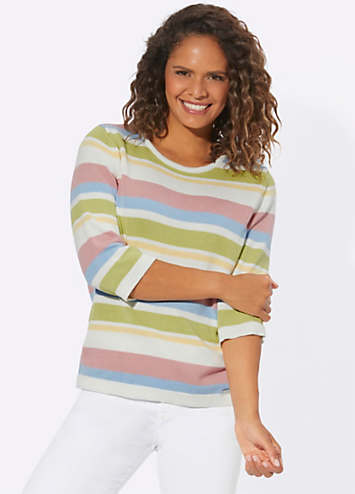 Witt Striped Knit Sweater | Kaleidoscope