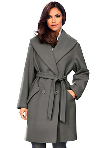 Witt Wool Blend Tie Coat | Kaleidoscope