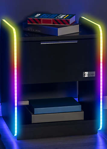 X Rocker Electra Bedside Table with Wireless Charging and APP ...