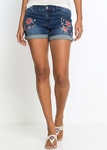 bonprix Embroidered Shorts | Kaleidoscope