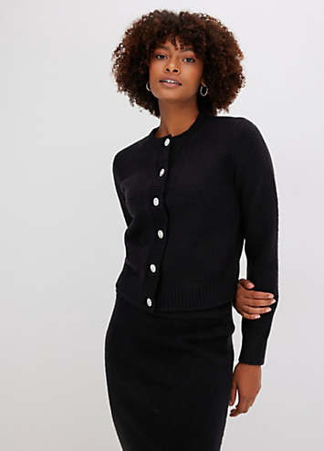 bonprix Houndstooth Cardigan | Kaleidoscope