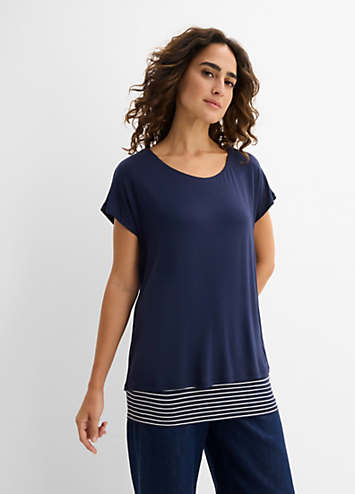bonprix Layer Hem T-Shirt | Kaleidoscope