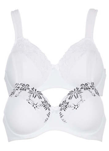 bonprix Pack of 2 Underwired Bras | Kaleidoscope