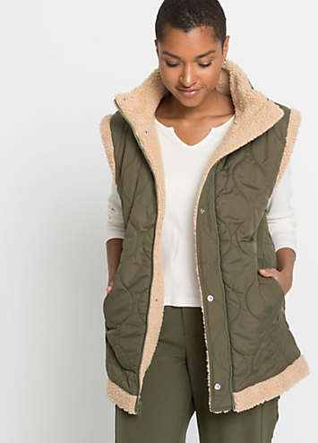 bonprix Reversible Gilet | Kaleidoscope