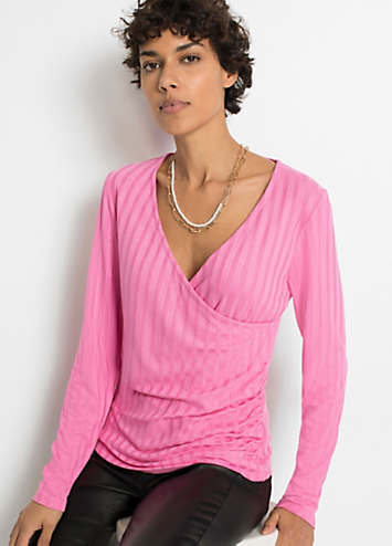 bonprix Ribbed Top | Kaleidoscope