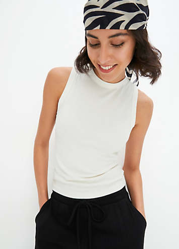 bonprix Ribbed Vest Top | Kaleidoscope