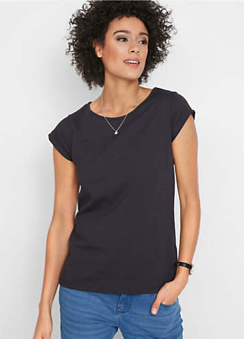 bonprix Short Sleeve Boxy Top | Kaleidoscope