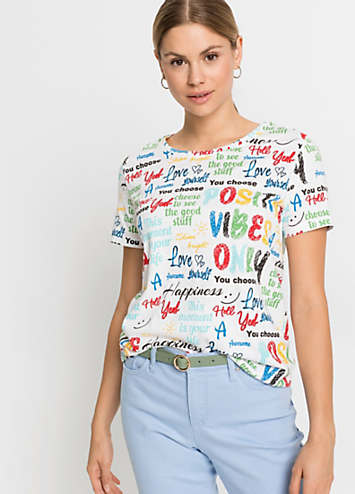 bonprix Statement T-Shirt | Kaleidoscope