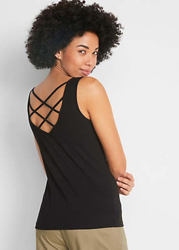 bonprix Strappy Back Vest | Kaleidoscope
