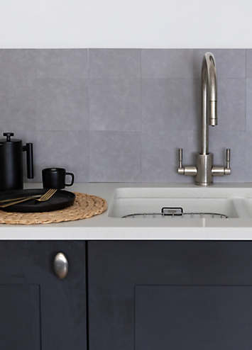 d-c-fix Micro Cement Self-Adhesive Wall Tiles 15x15cm (18 Tiles) 0 ...