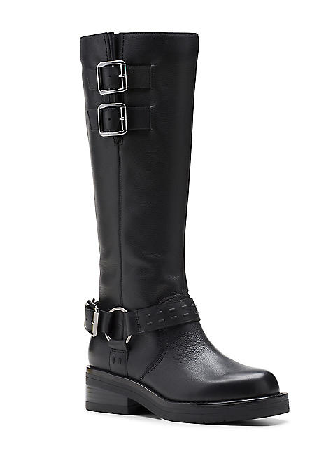Clarks Black Rebelle Long Boots