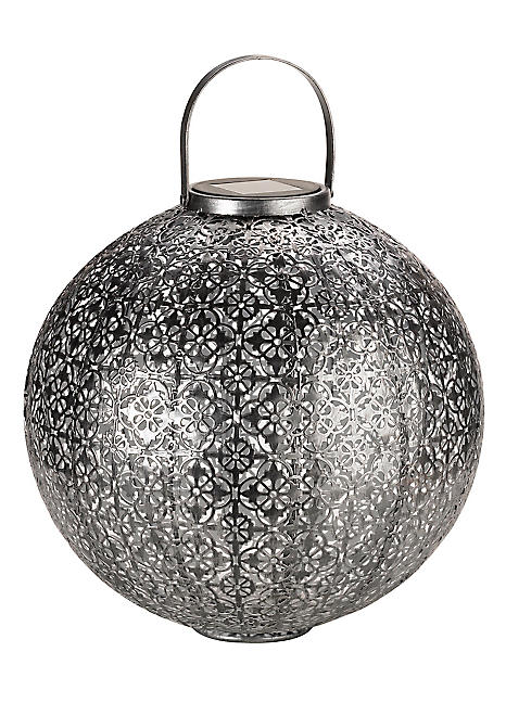 Damasque Jumbo Lantern in Silver by Kaleidoscope | Kaleidoscope