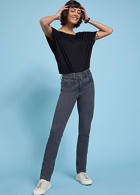 Feel Good Sustainable Straight Leg Jeans | Kaleidoscope