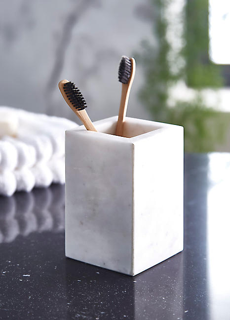 Marble toothbrush holder store
