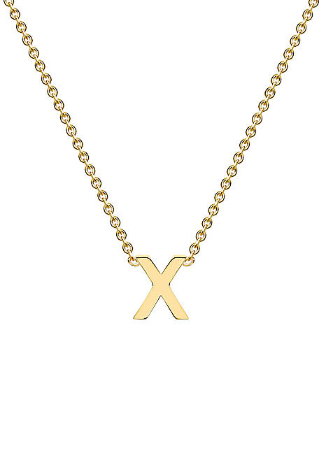 Tuscany gold initial necklace store