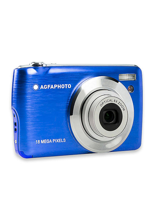 Agfa Realishot DC8200 18MP 8x Zoom Compact Digital Camera - Blue ...