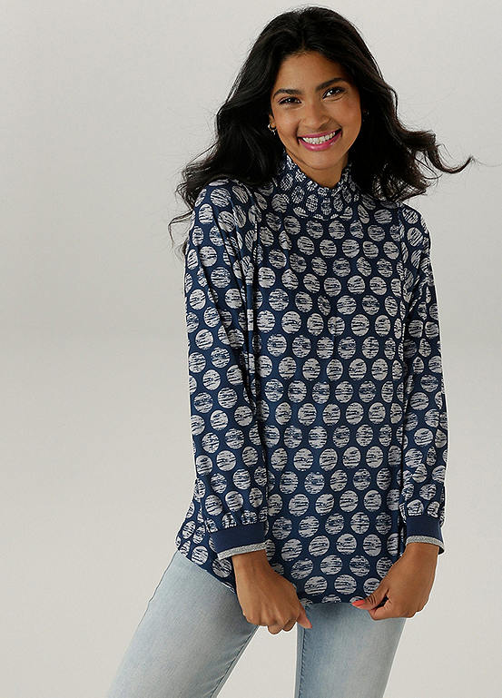 Aniston Dotty Print Blouse | Kaleidoscope