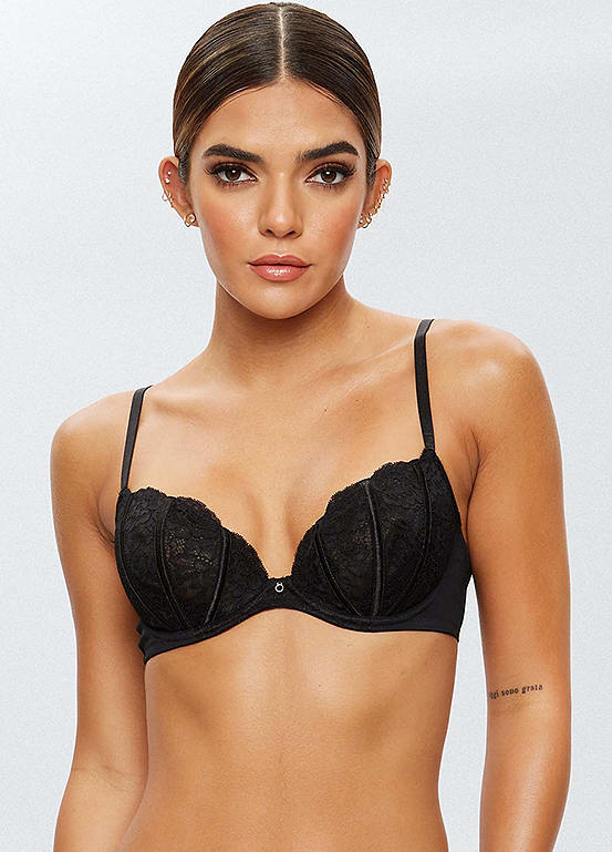 Ann Summers Sexy Lace Sustainable Underwired Plunge Bra Kaleidoscope