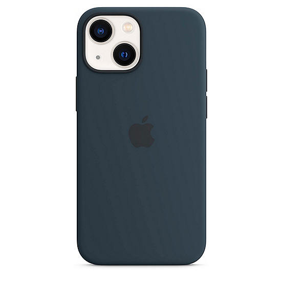 Apple iPhone 13 Mini Silicone Case - Abyss Blue | Kaleidoscope