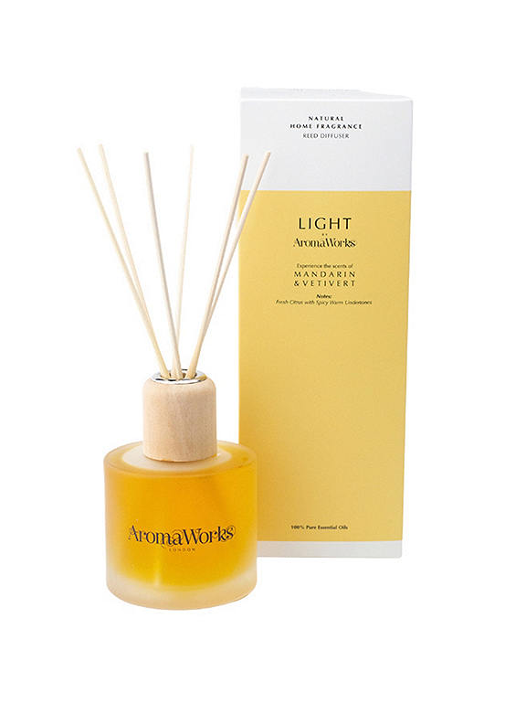 AromaWorks Mandarin & Vertivert 200ml Reed Diffuser | Kaleidoscope
