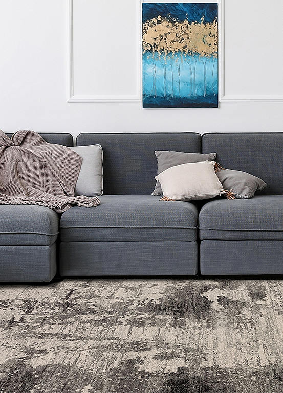 Asiatic Nova Mirage Charcoal Rug | Kaleidoscope