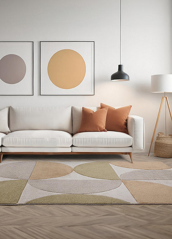 Asiatic Sketch Curve Rug | Kaleidoscope