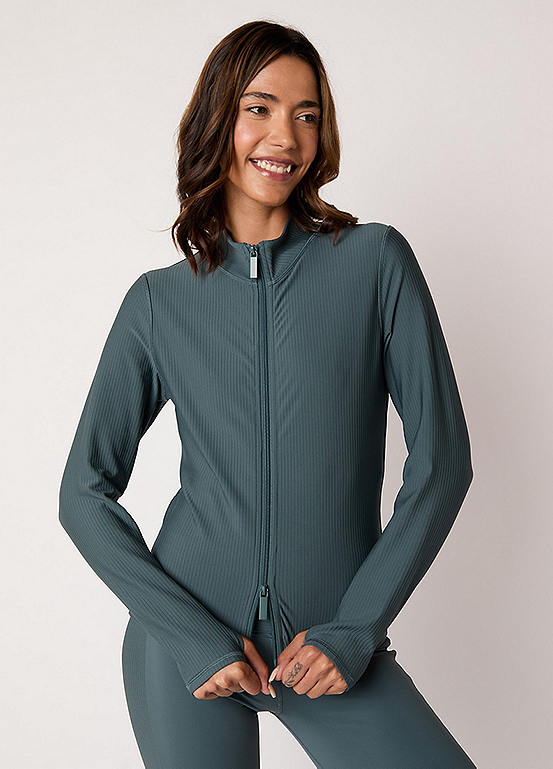 Asquith Rib Zip Thru Jacket | Kaleidoscope