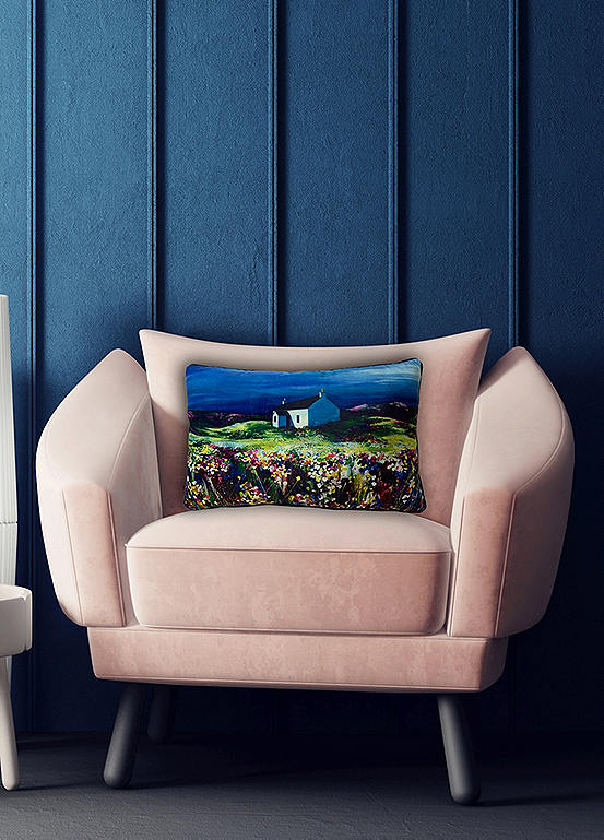 Avril Thomson Smith Summer Shades 33x53cm Cushion | Kaleidoscope