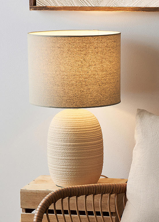 BHS Ceramic Beehive Table Lamp | Kaleidoscope