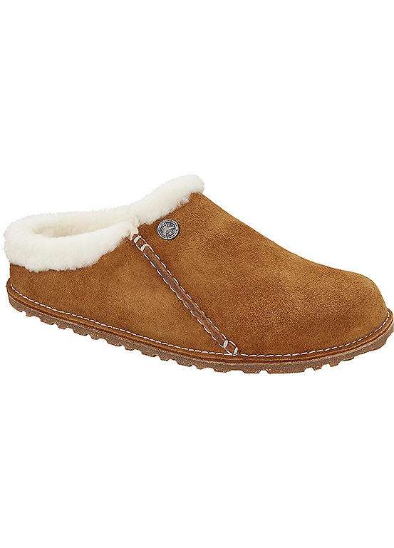 Birkenstock Women’s Mink Zermatt Premium Shearling Leve Clogs ...