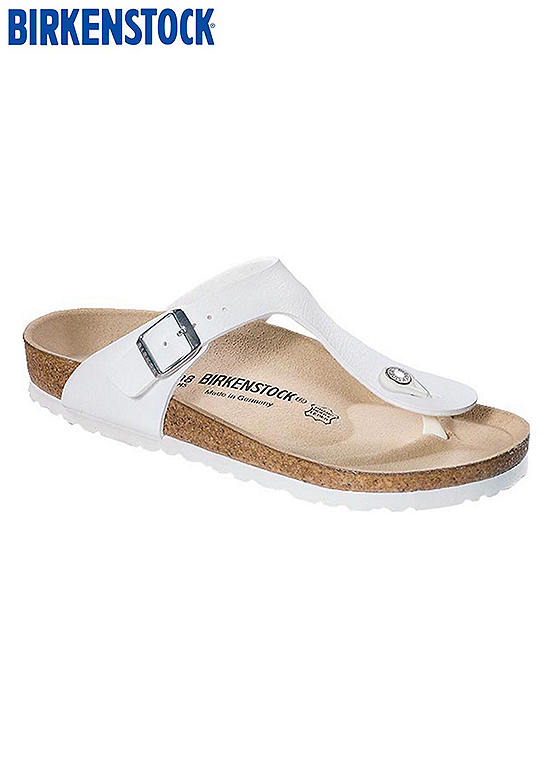 Birkenstock Women’s White Gizeh Sandals | Kaleidoscope