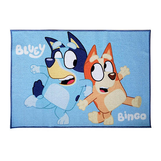 Bluey ’Bluey & Bingo’ Rectangle Rug | Kaleidoscope