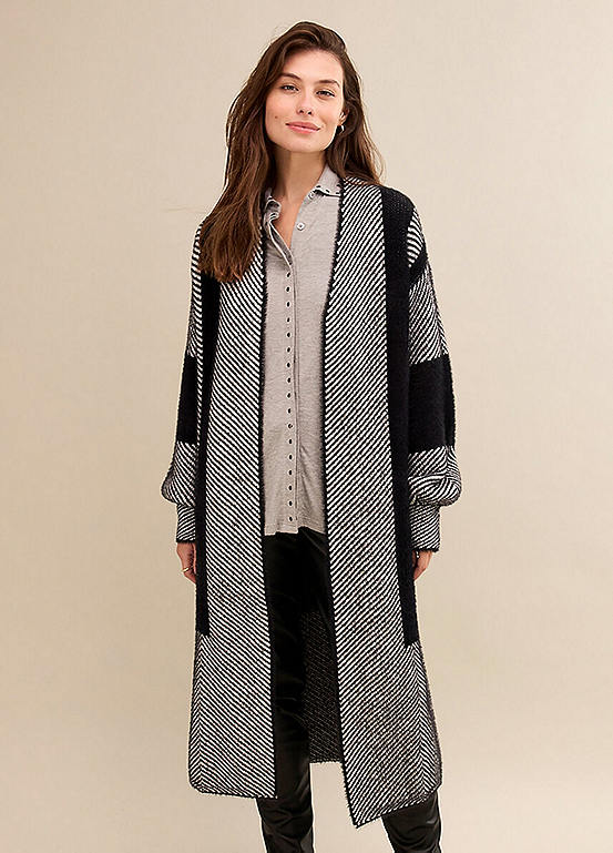 bonprix Oversized Long Coatigan | Kaleidoscope