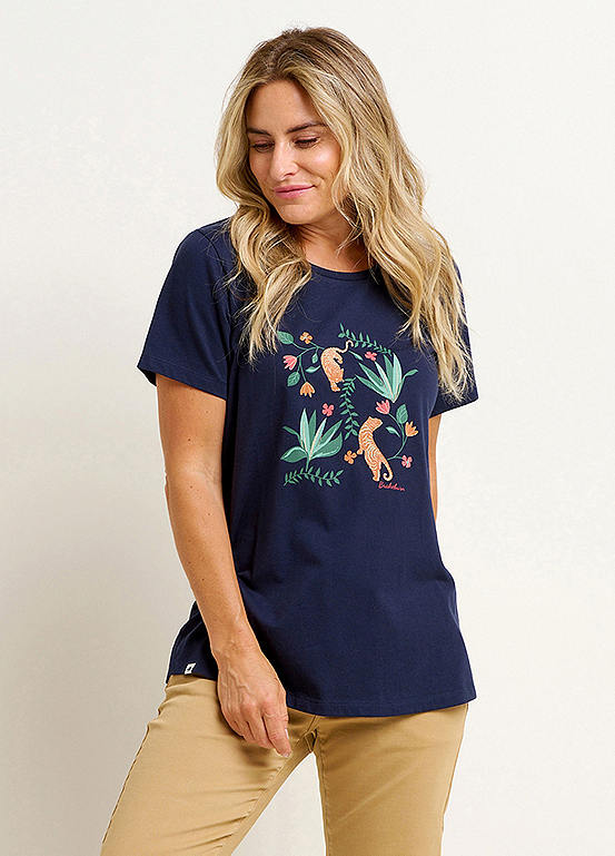 Brakeburn Botanical Tiger Tee | Kaleidoscope