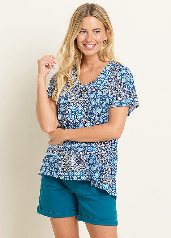 Brakeburn Folk Floral Patchwork Blouse | Kaleidoscope