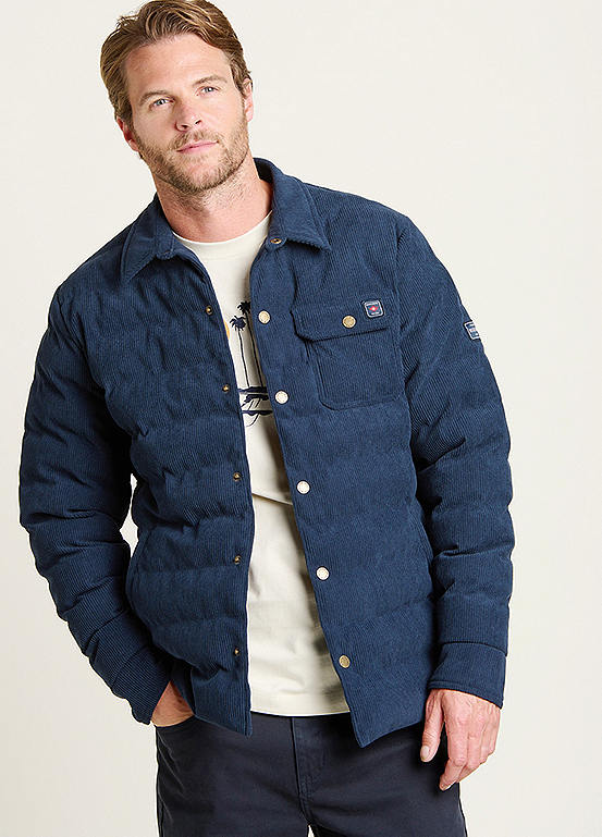 Brakeburn Quilted Corduroy Shacket | Kaleidoscope