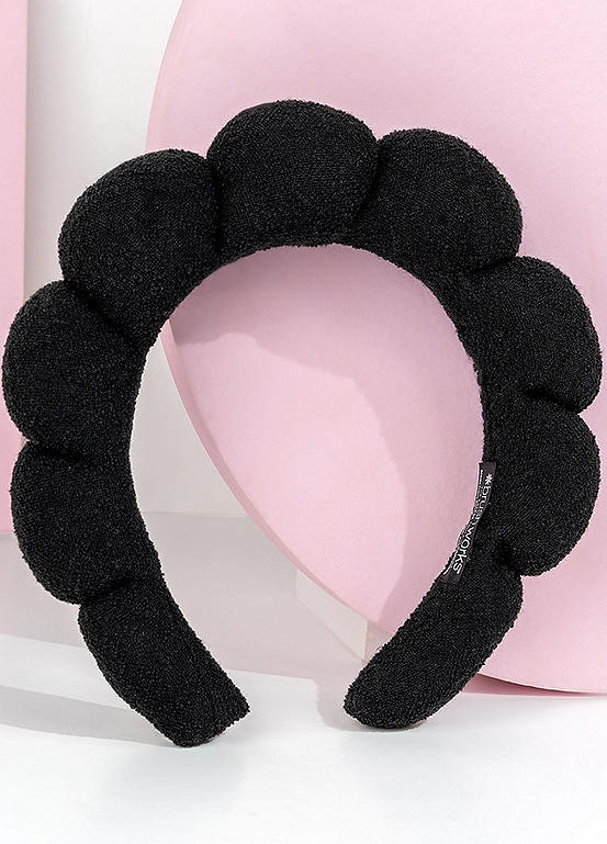 Brushworks Black Cloud Headband | Kaleidoscope