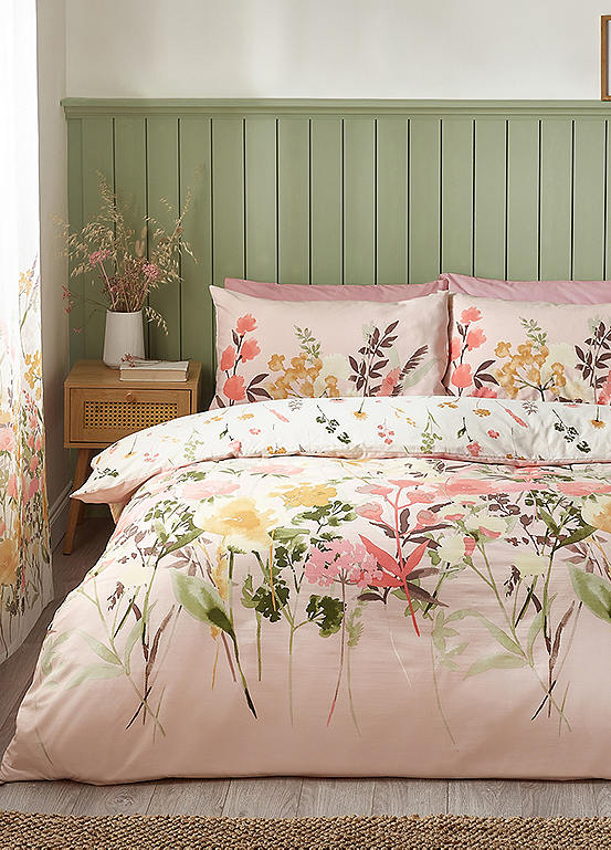 Catherine Lansfield Countryside Floral Reversible Duvet Cover Set | Kaleidoscope