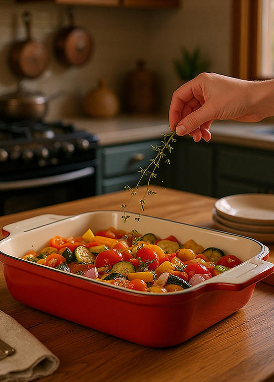 Chasseur 32cm Rectangular Roasting Dish | Kaleidoscope