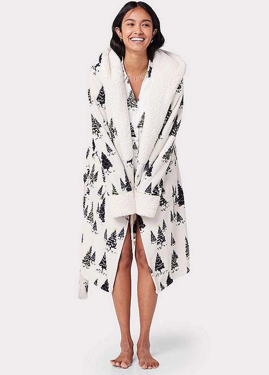 Chelsea Peers NYC Fleece Christmas Tree Robe | Kaleidoscope